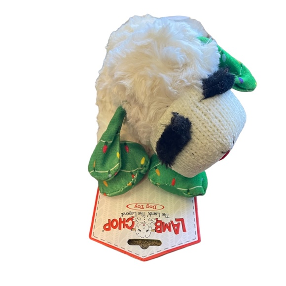 Multipet | Dog | Multipet Holiday Christmas Lights Lambchop Plush Lamb ...